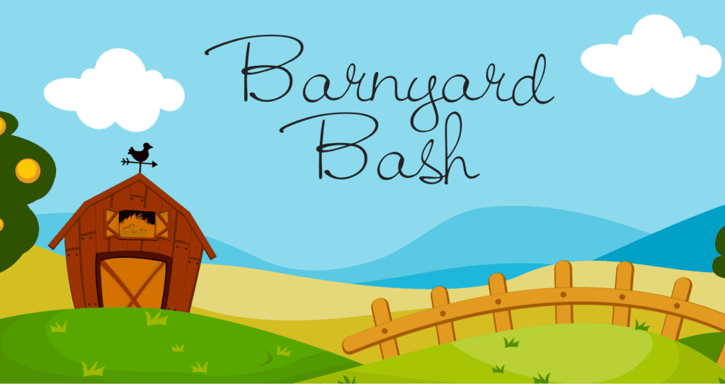 Barnyard Bash logo - Congregation Shaarey Zedek